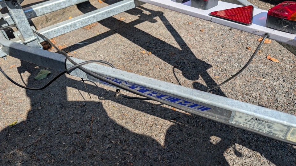 Extreme 350kg bunked boat trailer ideal for SIB RIB Fishing tender ...