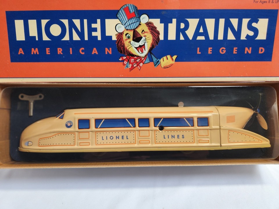 NEW Lionel The Rail Zeppelin Wind-Up Tin Train w/ Spinning Propeller ...