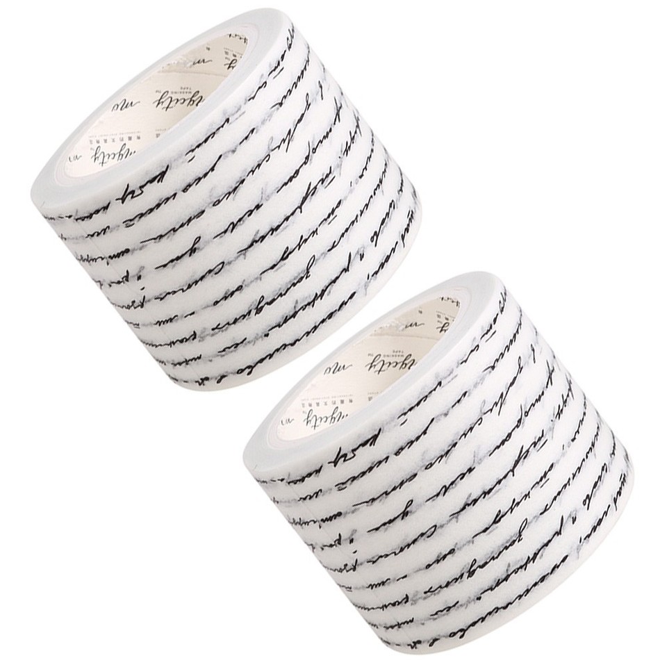 2 Rolls Scrapbooking Materials Junk Journal Washi Tape DIY Paper | eBay ...