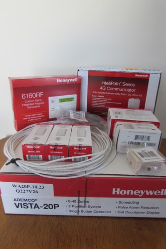 Honeywell Vista-20P Wireless Kit 6160RF Keypad 5816 WMWH 5800PIR-RES ...