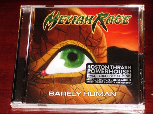 Meliah Rage: Barely Human CD 2018 Tribunal / Divebomb Records USA ...