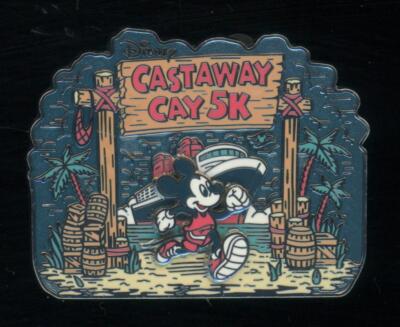 DCL Mickey Mouse Running Castaway Cay 5K Disney Pin 158819 | eBay
