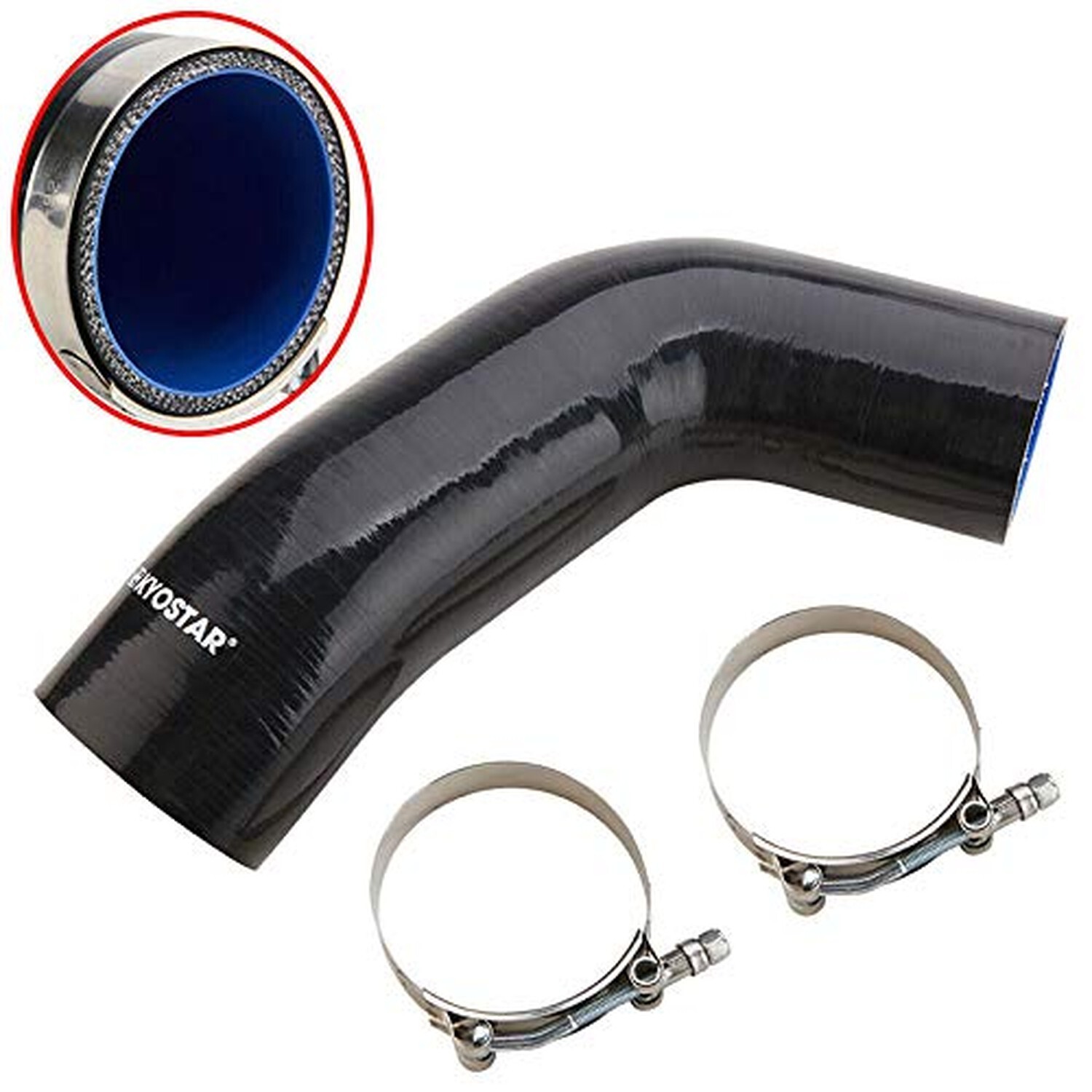 Kyostar Silicone Intake Hose Elbow Pipe Turbo Inlet Pipe for Audi A3 VW ...