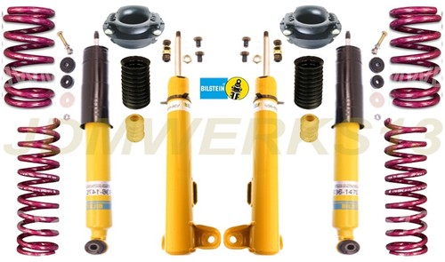 BILSTEIN B8 SHOCKS Strut Mounts Boots LOWERING SPRINGS KIT BMW E39 540i ...