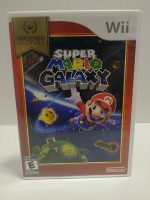Super Mario Galaxy (Nintendo WII, 2011) Nintendo selects edition. Case ...
