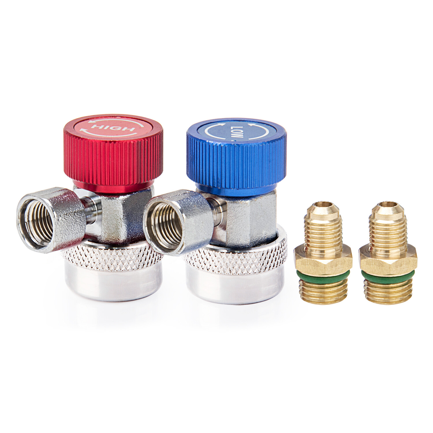 R-134A Adapter Quick Connect Coupler High Low AC Air Conditioning Freon ...