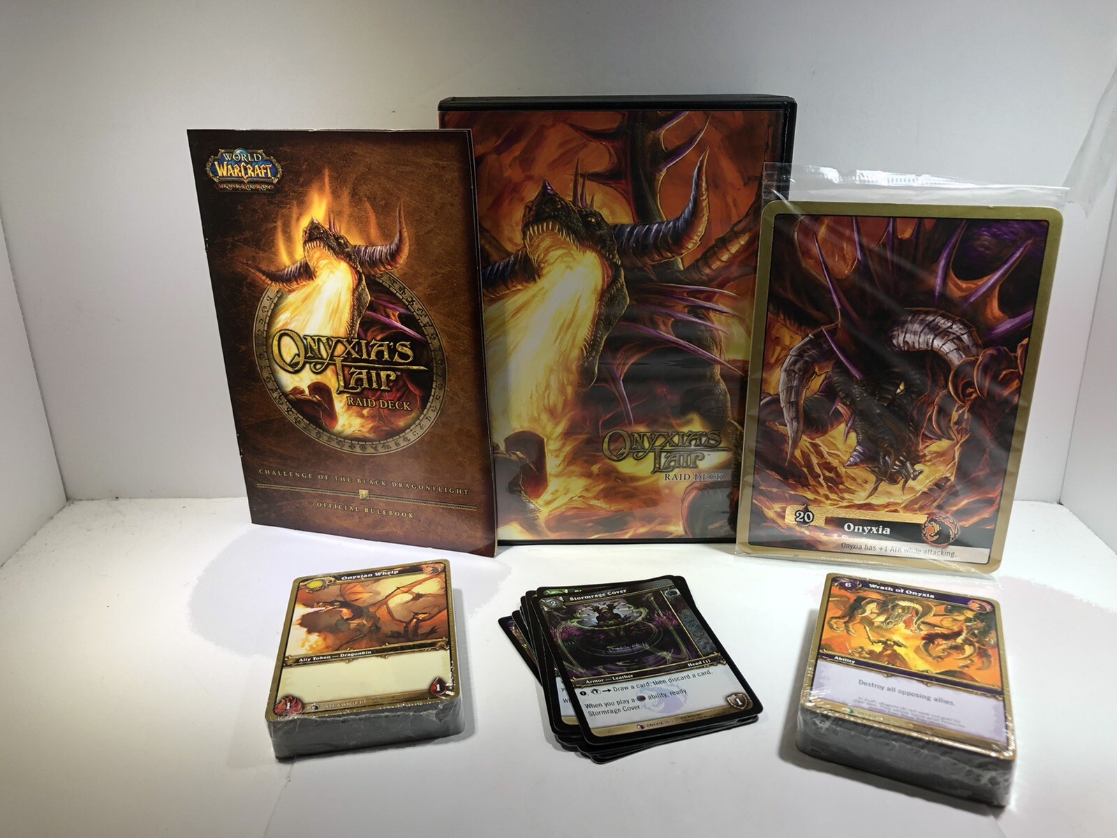 World Of Warcraft Trading Card Game ONYXIA S LAIR Raid Deck Sealed