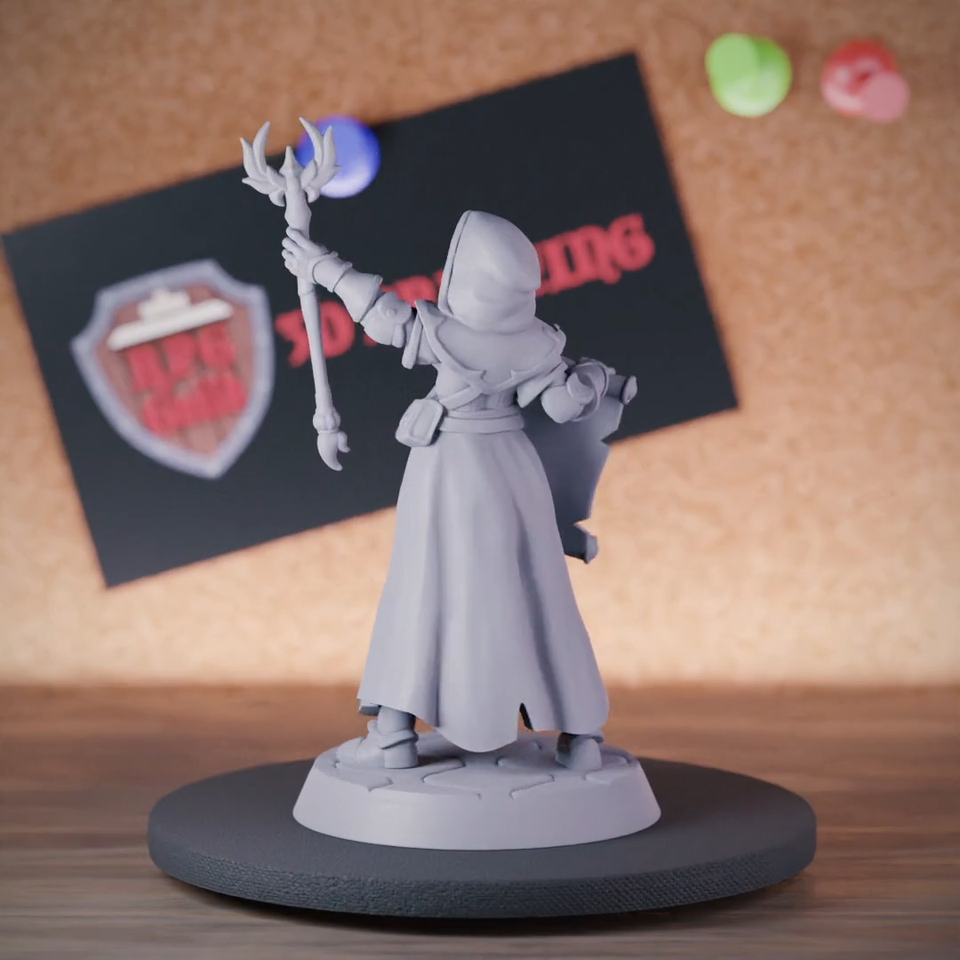 Female Priestess Temple Cleric Miniature Priest Dungeons and Dragons ...