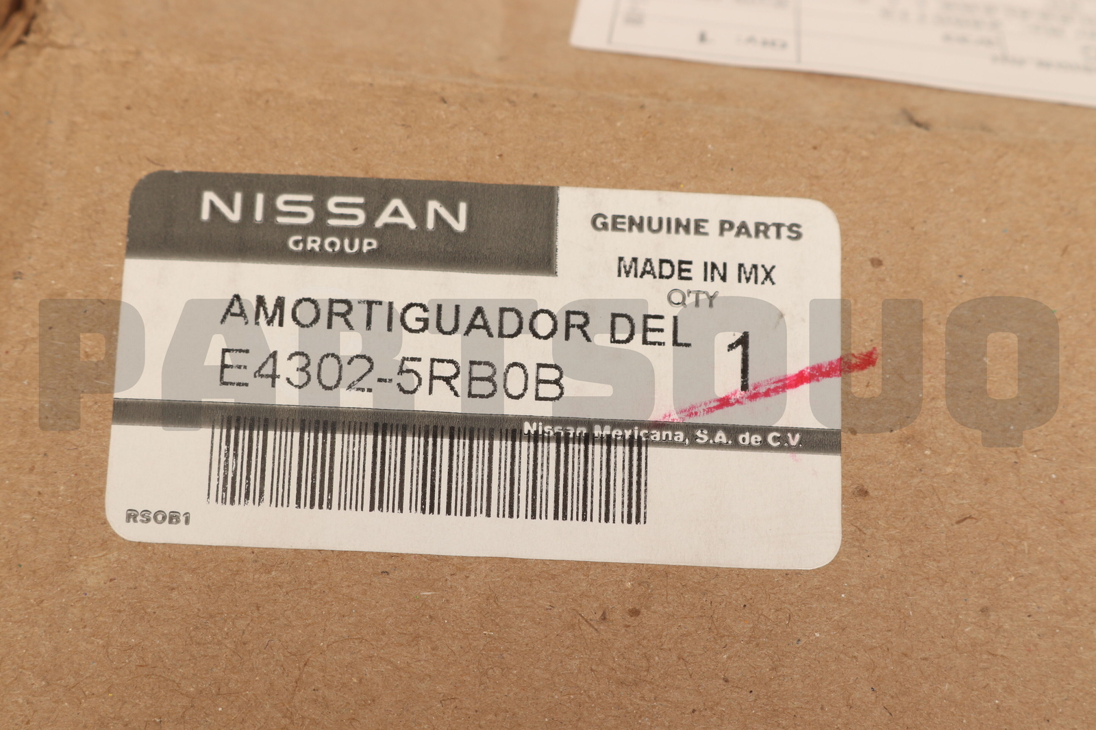 E43025RB0B Genuine Nissan STRUT KIT FRONT SUSPENSION,RH E4302-5RB0B | eBay