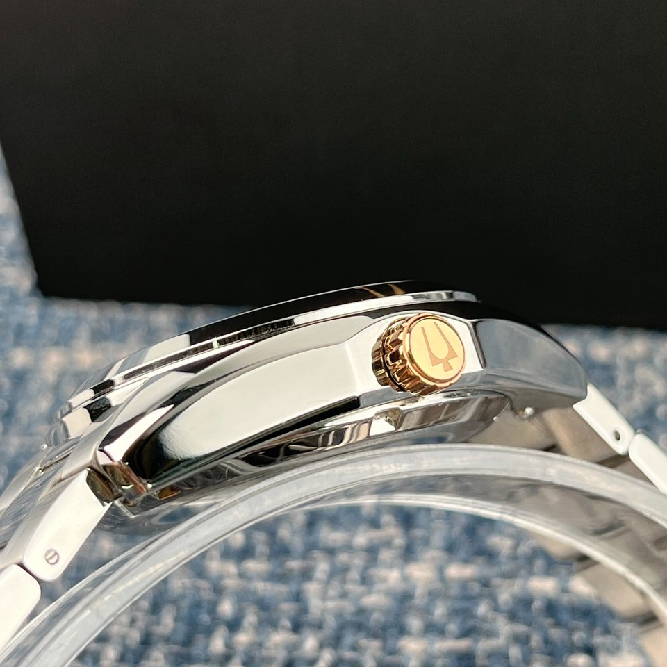 Bulova Surveyor 98B422 Red Dial Stainless Steel Automatic Men's Watch ...