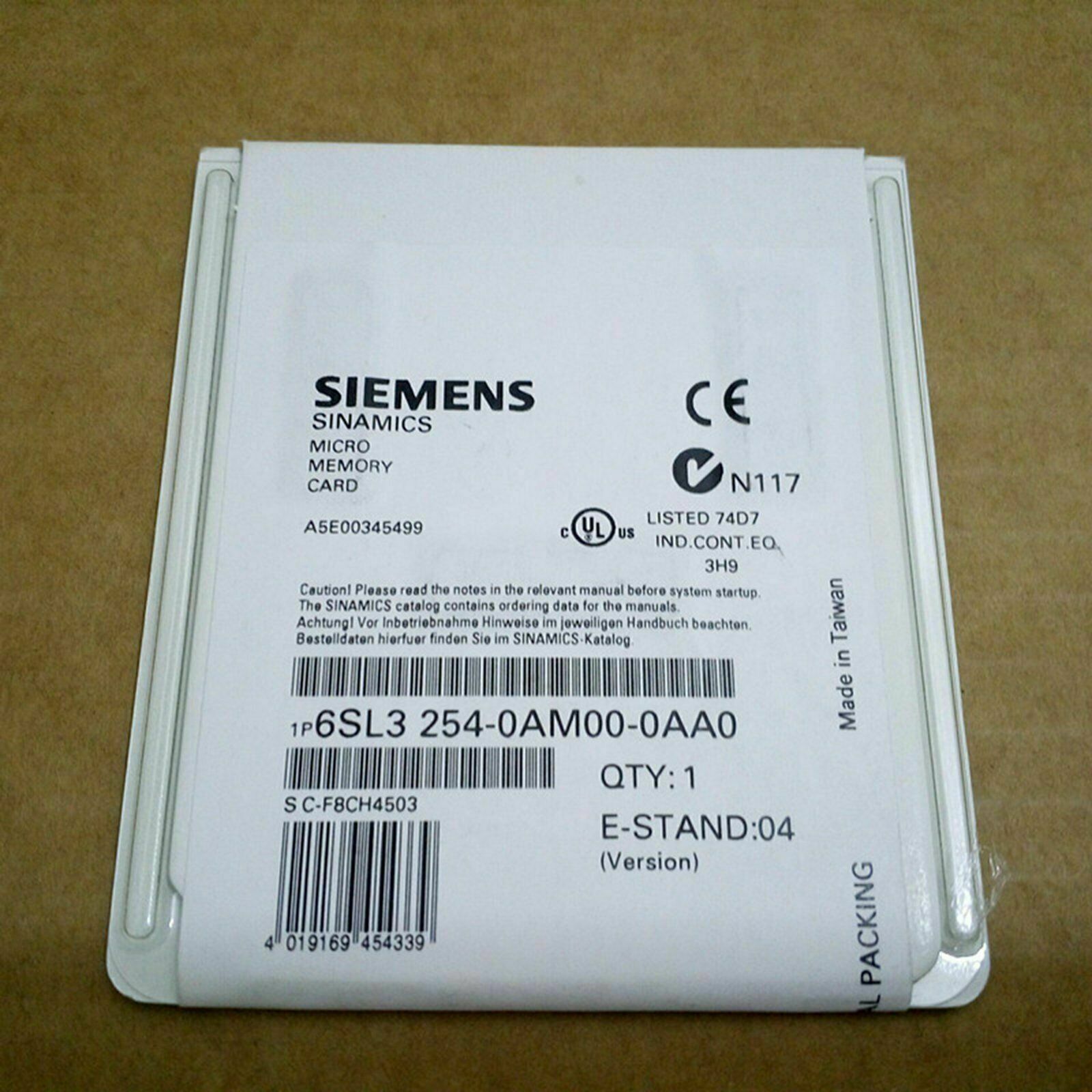ONE NEW Siemens 64MB MMC memory card 6SL3 254-0AM00-0AA0 FAST SHIP | eBay