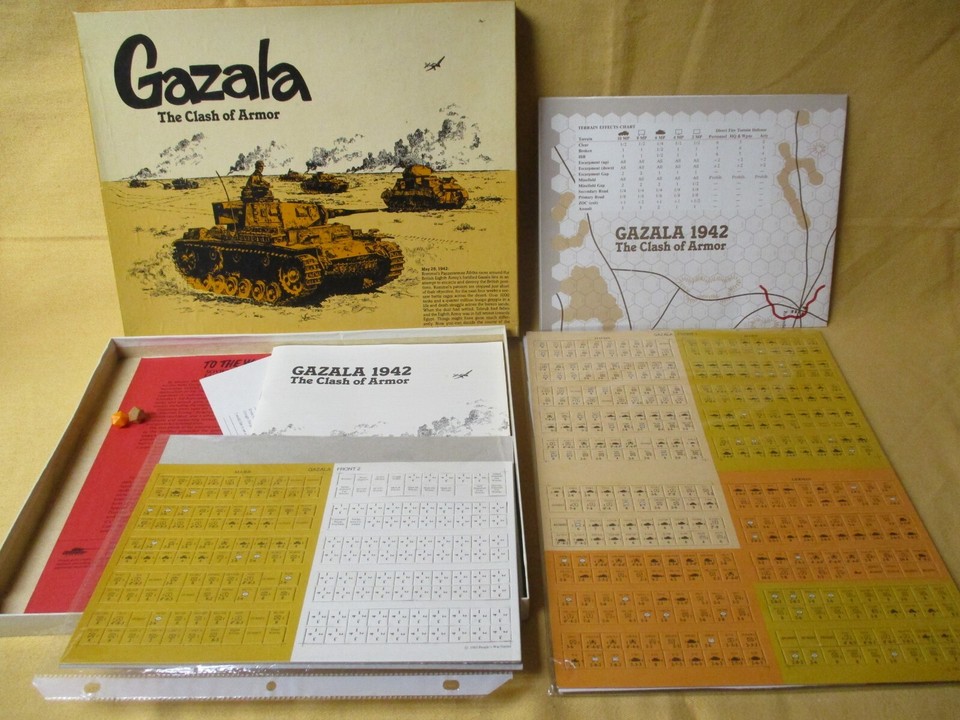 People's War Games Gazala Wargame / 1983 Thin Box / Unpunched and ...