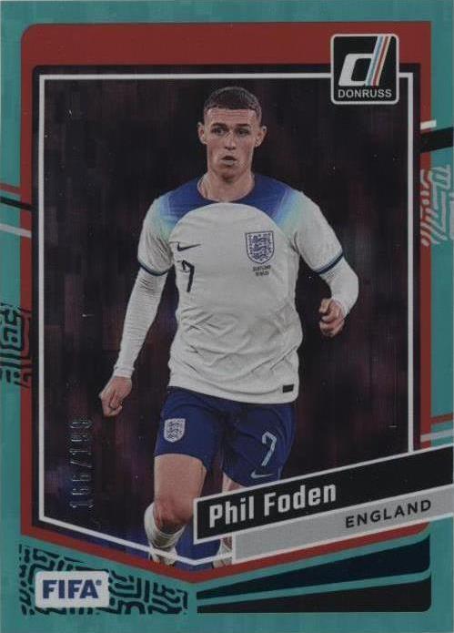 2023-24 Panini Donruss Fifa - Phil Foden #12 Teal /199 for sale online ...