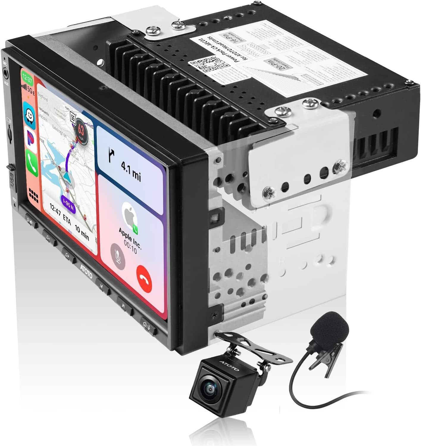 ATOTO F7 XE 2DIN Bluetooth Car Stereo w/ 400W Car Amplifier & HD ...