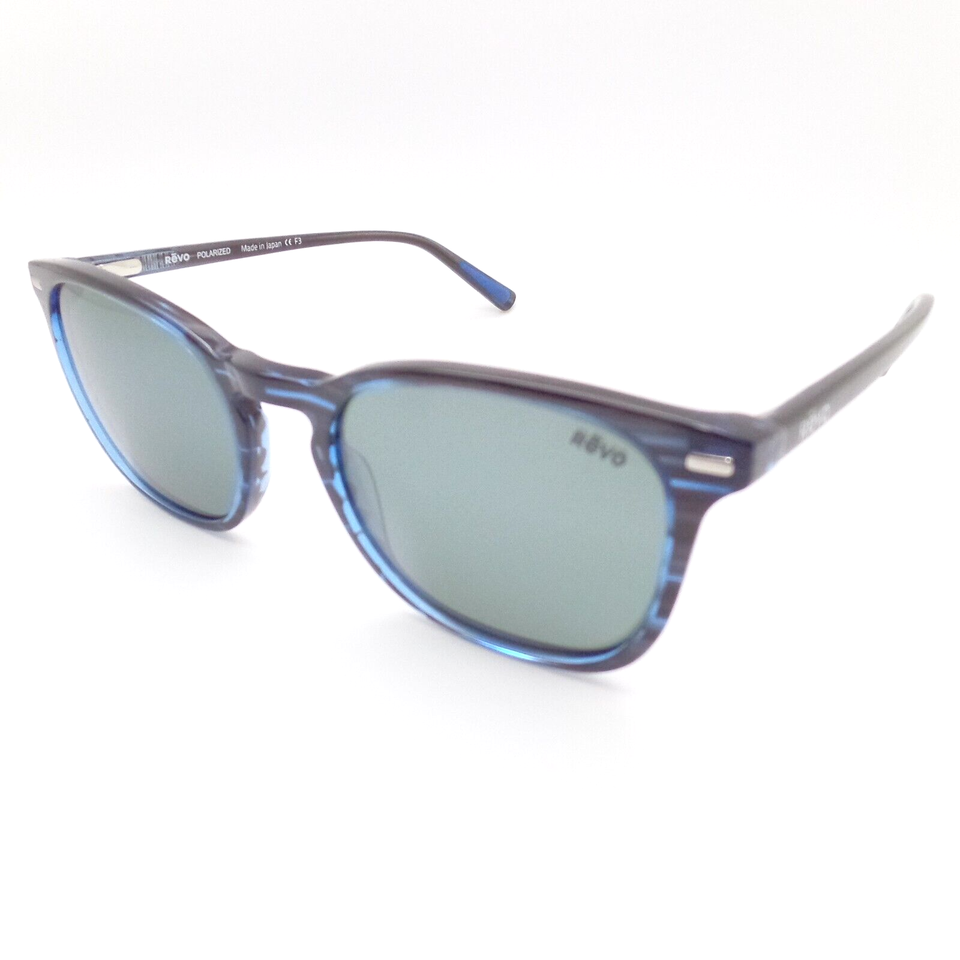 Revo Watson Blue Horn Smoky Green New Sunglasses Authentic | eBay