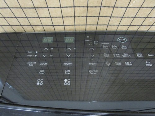 Kenmore Elite Range Touch Control Panel, Black (TESTED GOOD) 5303935263 ...