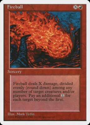 Fireball (Armada Comics) Promo PLD Sorcery Special MAGIC GATHERING CARD ...