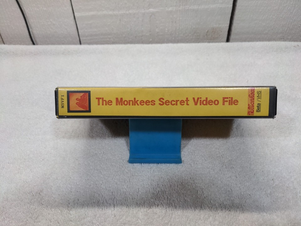 The Monkees Secret Video File VHS MSVF1 Yellow Davy Jones Peter Tork ...