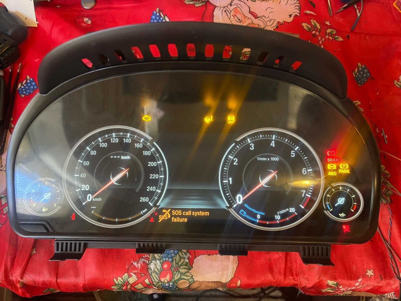 BMW F01 F10 F12 F13 F06 DIGITAL CLUSTER SPEEDOMETER KOMBI 6WB HUD ...