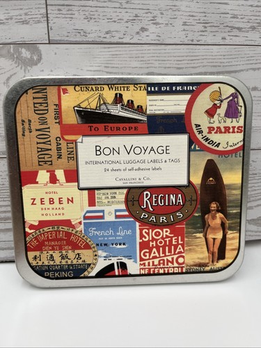 Bon Voyage International Luggage Labels & Tags Set of 24 – Complete | eBay