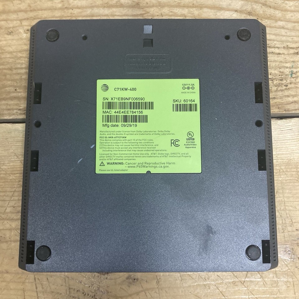 AT&T C71KW-400 DirecTV Now Osprey Android TV OTT Box Streaming Player ...