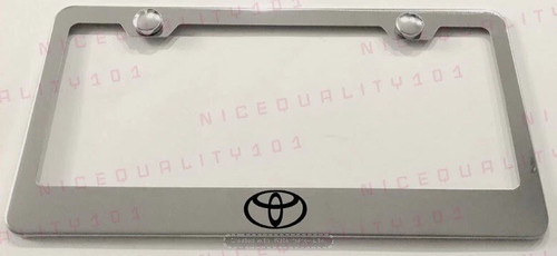 Toyota Camry Stainless Steel Chrome Finished License Plate Frame Rust ...