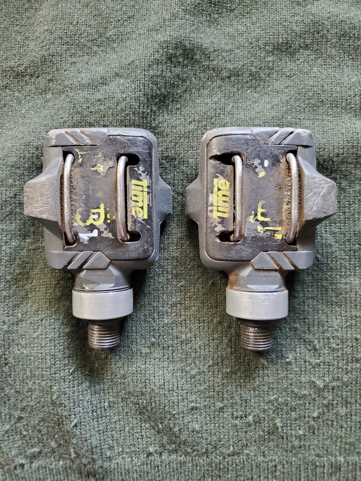 Time ATAC MTB Composite Mountain Bike Clipless Pedals Gray | eBay