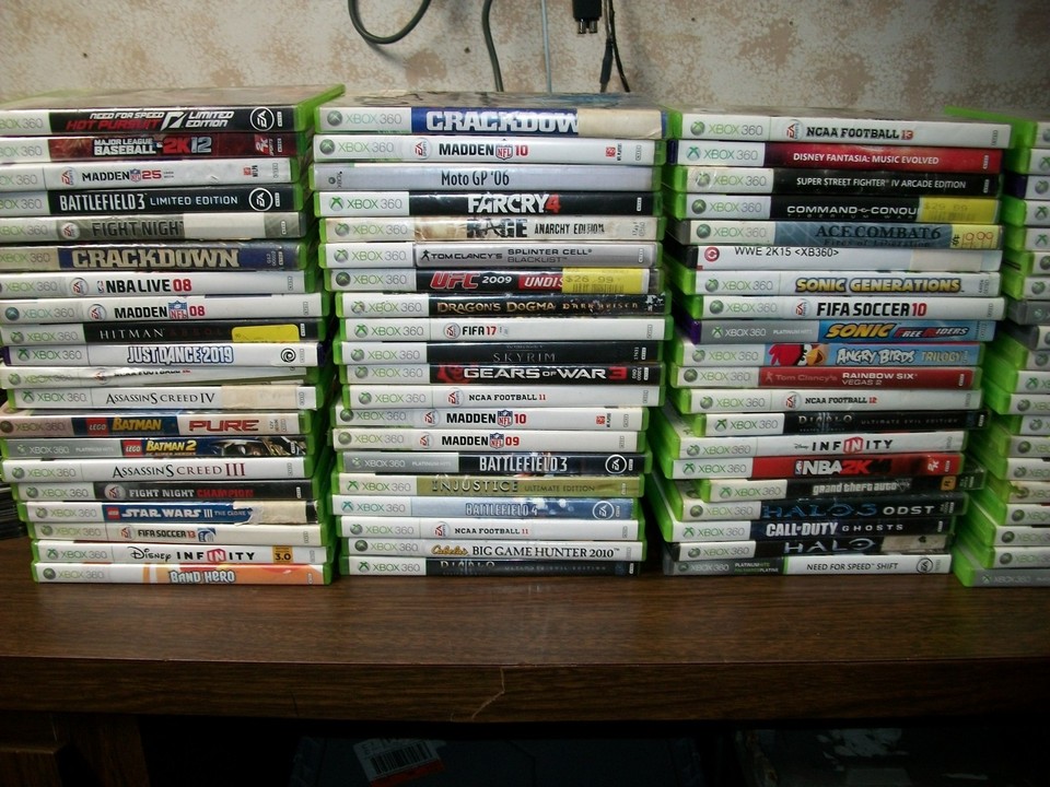 Lot of 180 Empty Game Cases Xbox 360 (No Games Included) | eBay