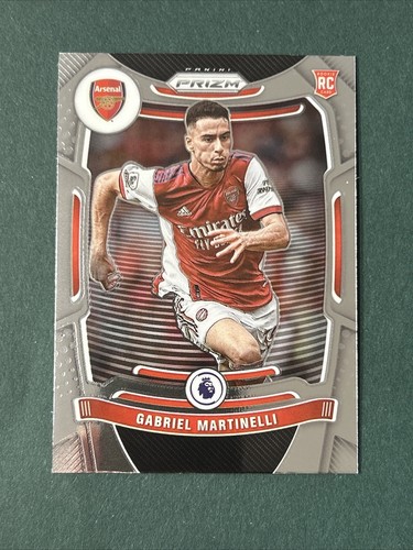 Gabriel Martinelli 2021-22 Panini Prizm Premier League EPL Rookie Card ...