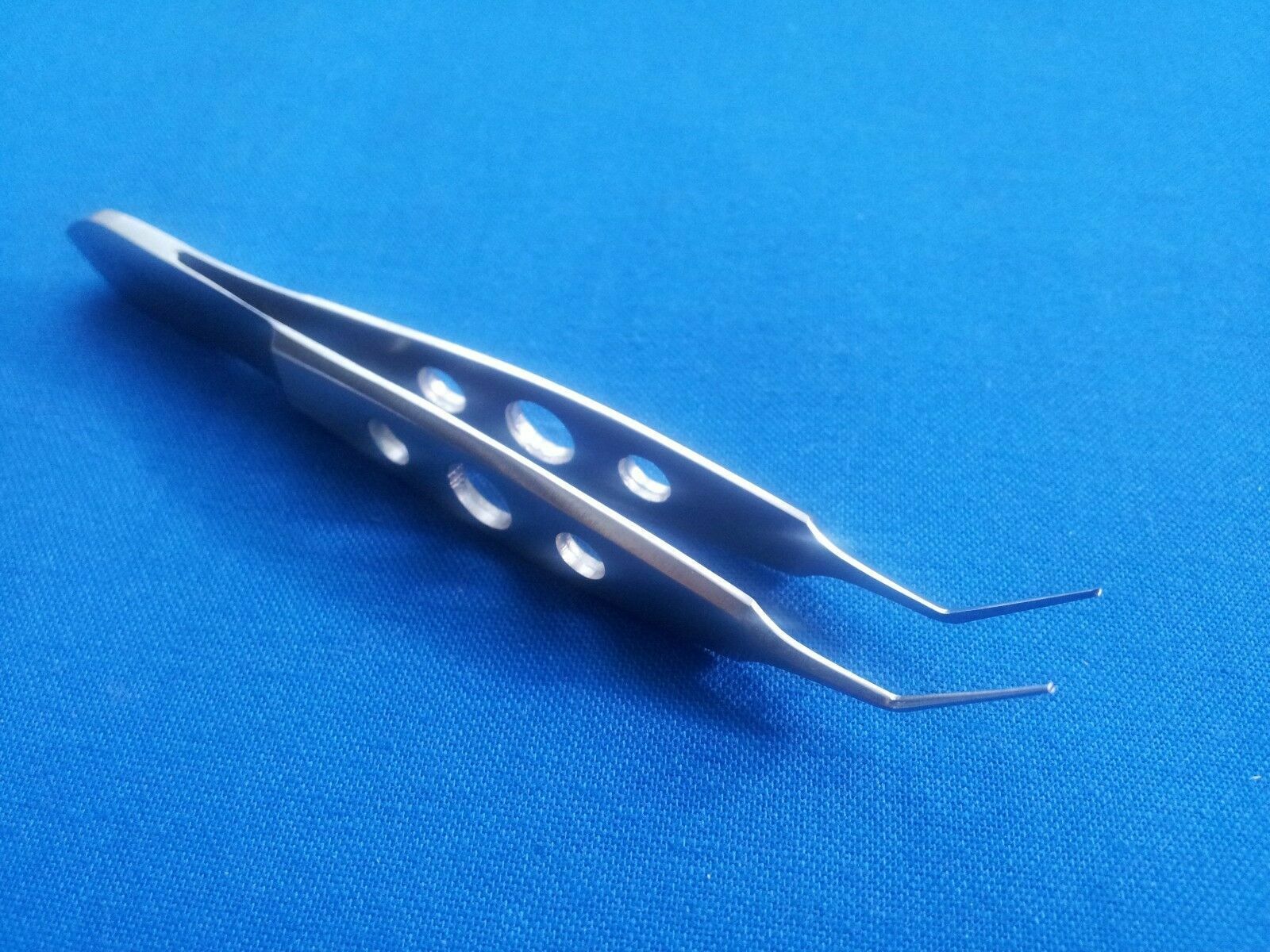 MCPHERSON MICRO TISSUE ANGLED FORCEPS 1X2T OPHTHALMIC SURGICAL ...