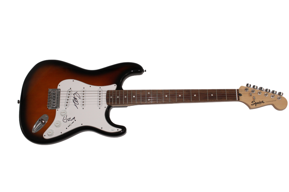 GZA & RAEKWON SIGNED AUTOGRAPH FENDER ELECTRIC GUITAR - WU-TANG CLAN W ...