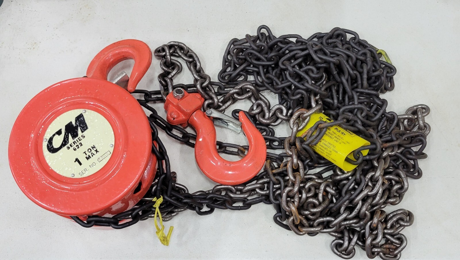 CM Series 622 Hand Chain Hoist 1 ton (10' pull) | eBay