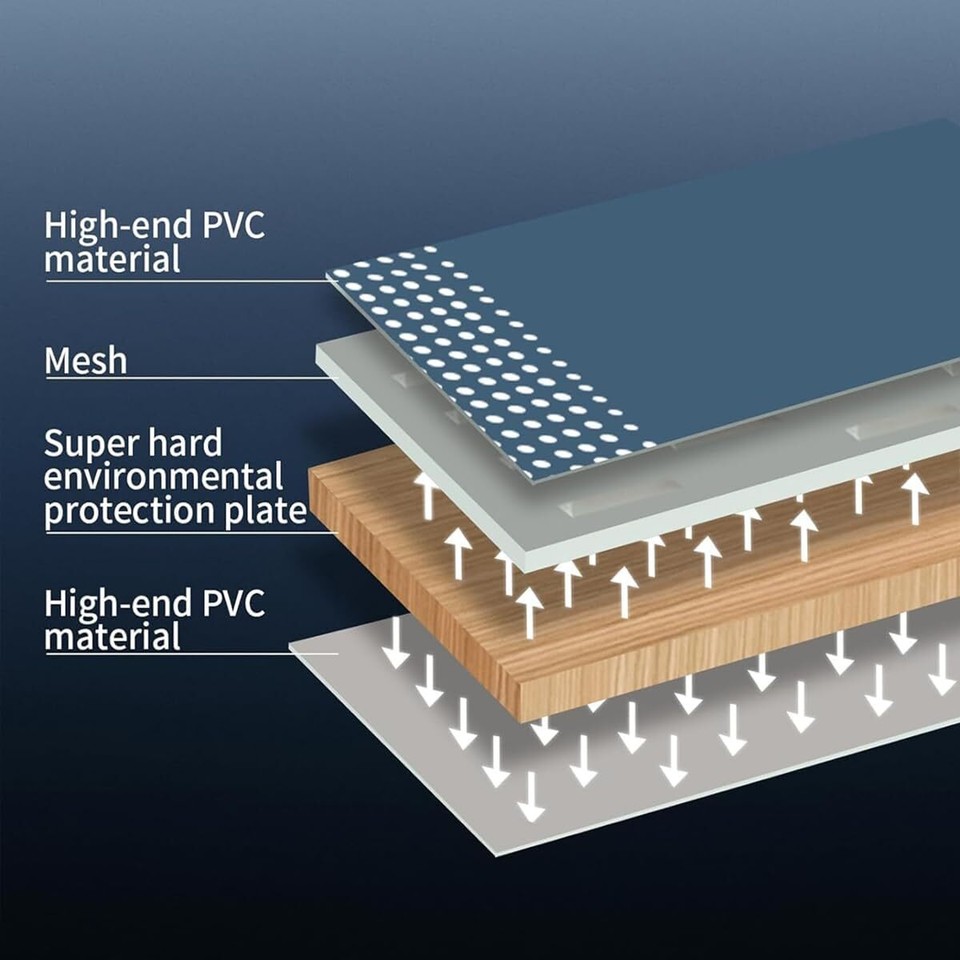 Above Ground Outdoor Swimming Pool Rectangular Foldable Pool Adult ...