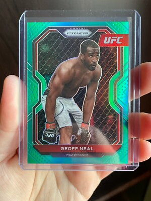 Geoff Neal Teal Prizm Refractor /49 - 2021 Panini Prizm UFC Debut ...