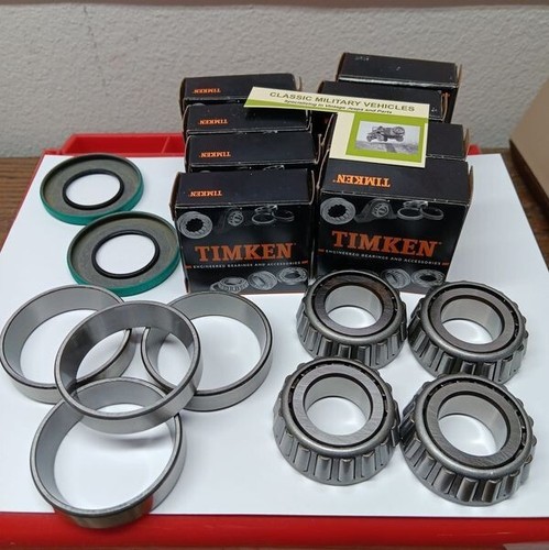 Willys PTO Rear Gear Box Rebuild Kit. Timken Bearings & Cups! | eBay