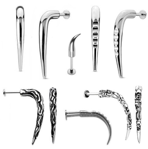 Disturbed Labret Piercing