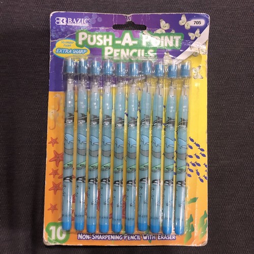 BAZIC Push A Point Pencils 705 10 Per pack | eBay