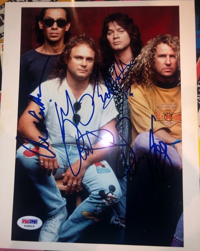 Van Halen 5150 8x10 photo signed autograph by ALL Eddie Van Halen PSA ...