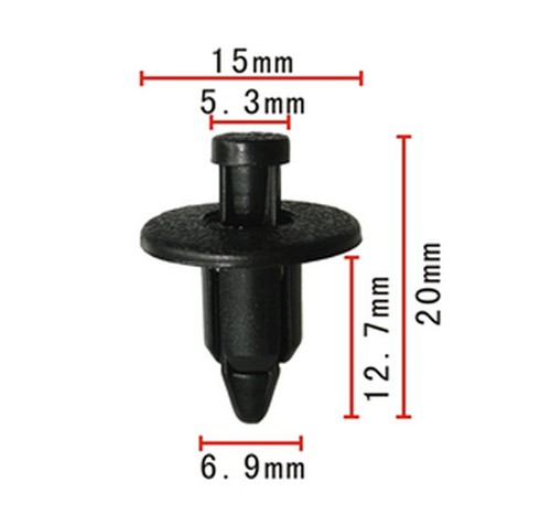 100pcs Bumper Cover Retainer Clips For Subaru Forester Legacy WRX STI ...