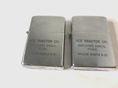 LANSING ACE TRACTOR CO. LIGHTERS (2) | eBay