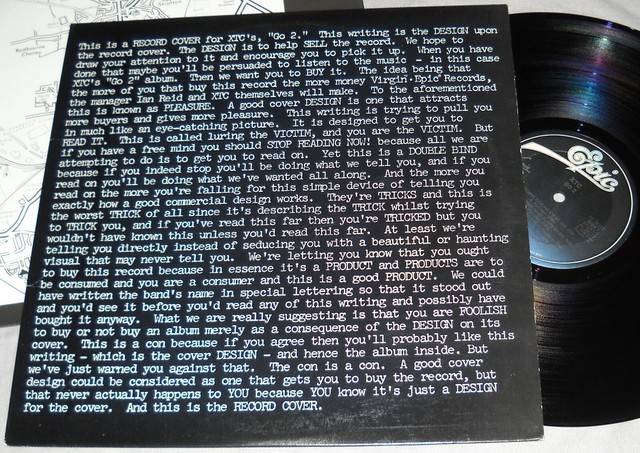 XTC Go 2 (II/two) VINYL LP record RARE Epic pressing 1982 USA album ...