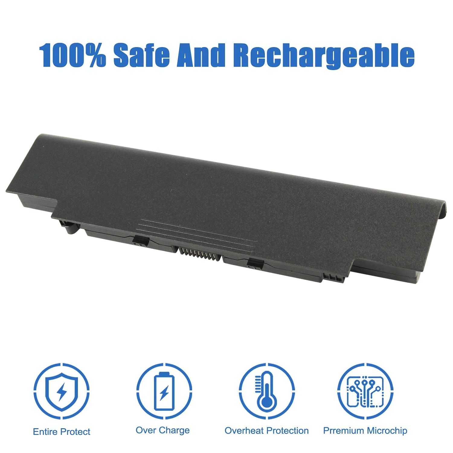 Battery J1KND for Dell Inspiron 3520 3420 M5030 N5110 N5050 N4010 N7110 ...