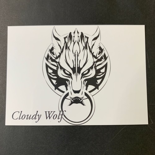 Final Fantasy VII CLOUDY WOLF 01-098 Chronology 3 Art Museum Digital ...