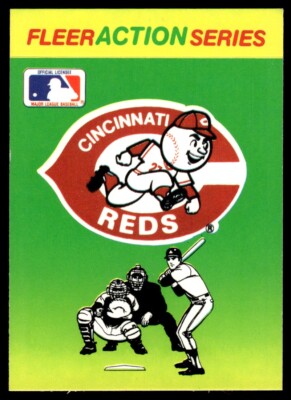 1990 Fleer Team Stickers #NNO Cincinnati Reds - Cincinnati Reds | eBay