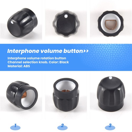 10Pairs Volume Knob + Channel Selector Knob for Two Way Radio CP040 ...