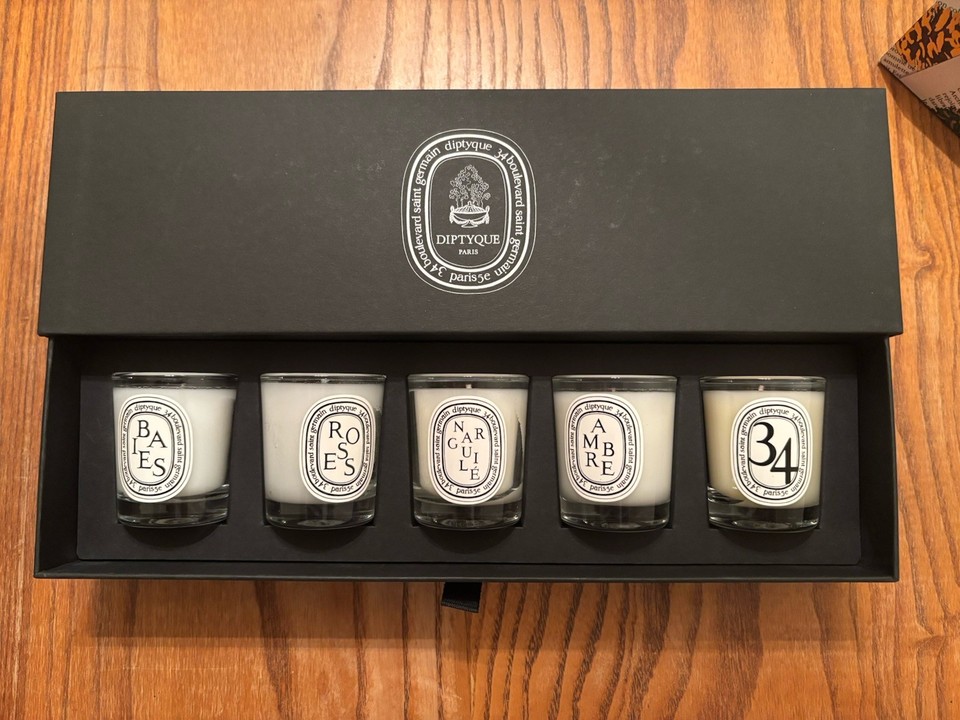 Diptyque Miniature Candles Holiday Edition Set NIB | eBay UK