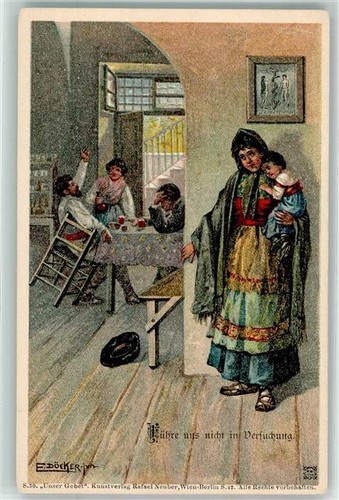 13912964 - Serie 50 Unser Gebet Fuehre uns nicht in Versuchung AK ...