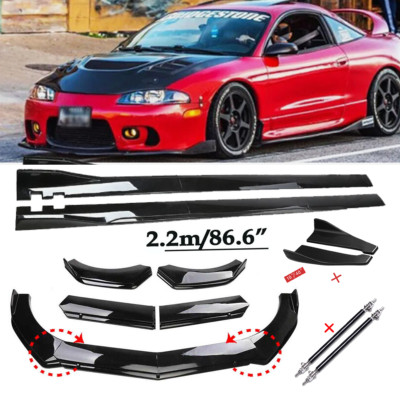 For Mitsubishi Eclipse GSX Front Bumper Lip Spoiler Chin Splitter Gloss ...