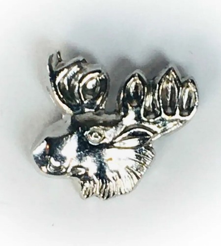 Moose Head Lapel Pin Antlers Forest Animals Hunting Hunters Alaska ...
