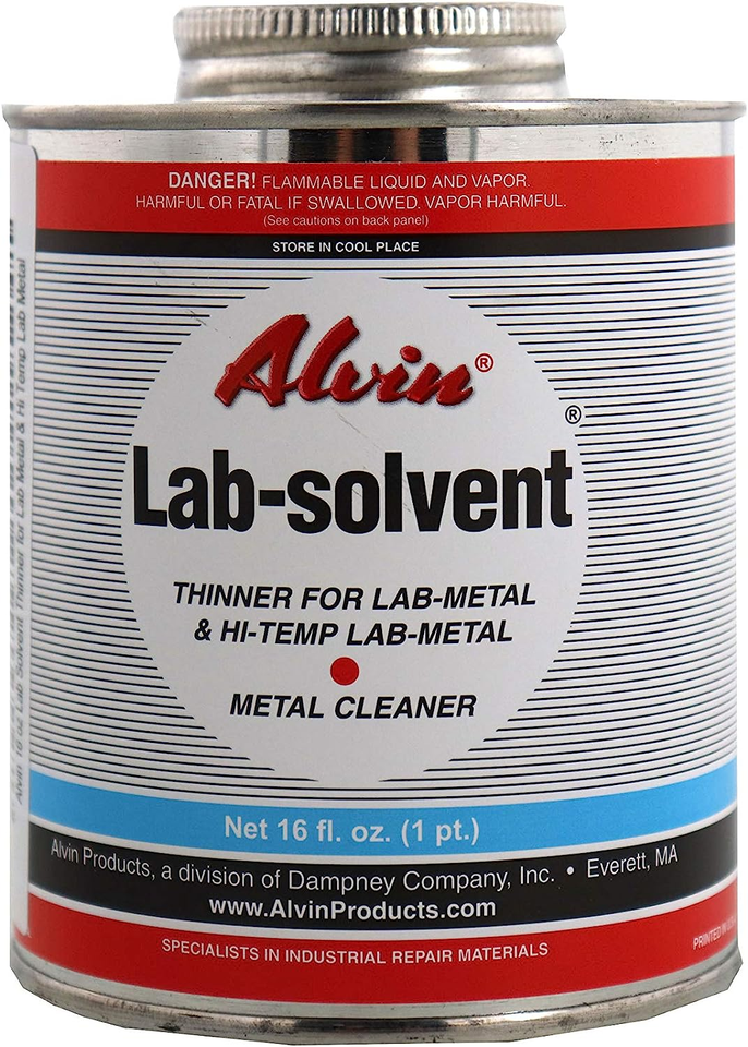 ALVIN 16 Oz Lab Solvent Thinner for Lab Metal & Hi Temp Lab Metal ...
